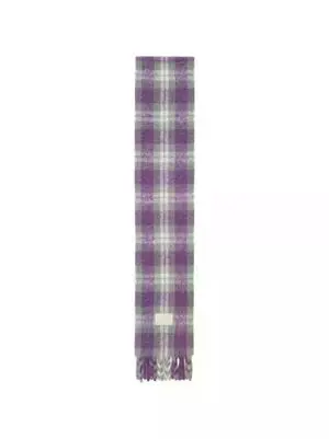 Acne Studios Fringed Alpaca-wool Scarf - Grey
