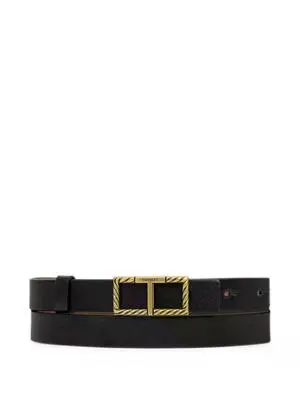 TWINSET Twisted-effect Logo-buckle Belt