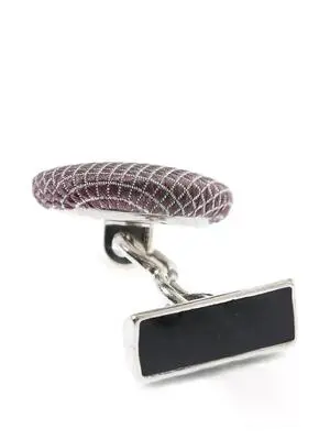 Corneliani Silk-coated Metal Cufflinks
