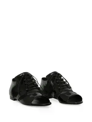 Givenchy Lace-up Cut-out Sandals