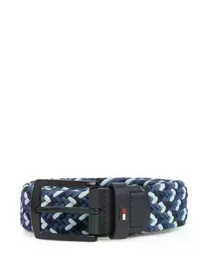 Tommy Hilfiger Logo-plaque Buckle-fastening Belt - Blue