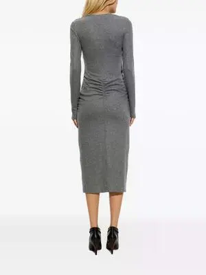 MARANT ETOILE Ruched Midi Dress