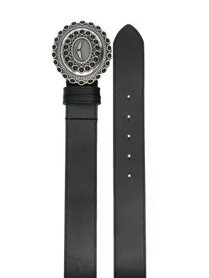 Zadig&Voltaire Santa Fe Leather Belt - Black