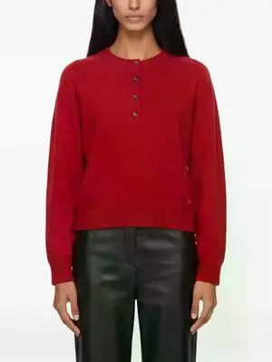 Loulou De Saison Button-placket Sweater