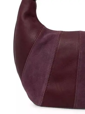 TWINSET Suede And Leather Shoulder Bag