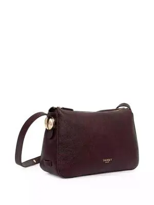 TWINSET Grained Faux-leather Shoulder Bag