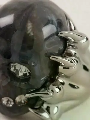 Alexander McQueen Claw Skull Cocktail Ring