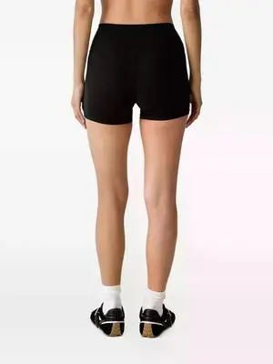 SPORTY & RICH Logo-print Mini Shorts