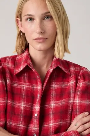 LEVI'S Juna Western Shirt - Red