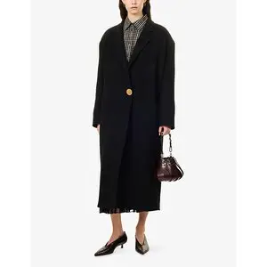 DARKPARK Magda Sartorial Longline Cashmere And Wool Coat
