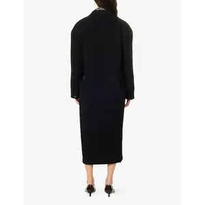 DARKPARK Magda Sartorial Longline Cashmere And Wool Coat