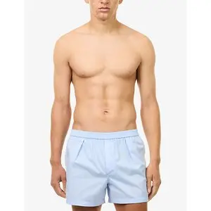 TOM FORD Logo-waistband Stretch Cotton-poplin Boxer Briefs