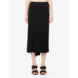 Rick Owens Bias A-line Midi Skirt