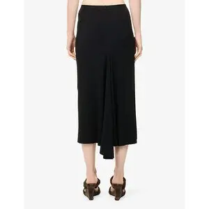 Rick Owens Bias A-line Midi Skirt