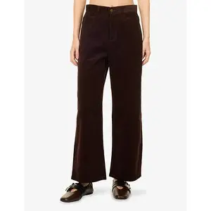 Paige Arellia Corduroy Cotton Trousers