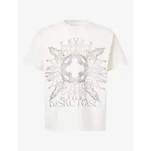 BASKETCASE Exodia Graphic-print Cotton T-shirt - Bone