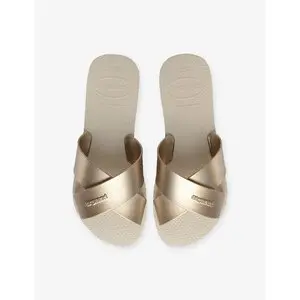 Havaianas Aqua Cross-strap Rubber Flip Flops