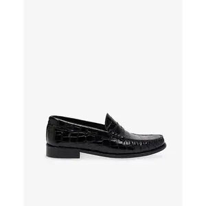 Whistles Manny Leather Loafers