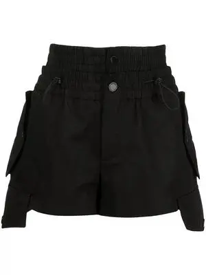 Monse Smocked-detail Cargo Shorts