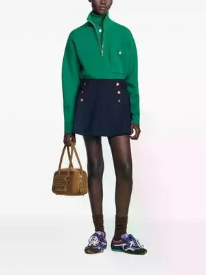 Sandro Pleated Mini Skorts