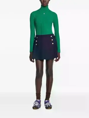 Sandro Pleated Mini Skorts