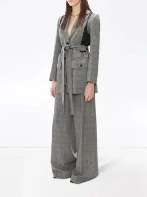JW Anderson Belted Patchwork Jacket