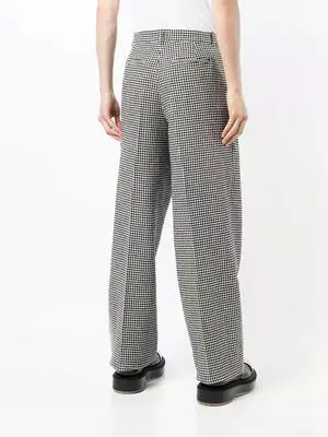 COOL T.M Houndstooth-pattern Straight Trousers