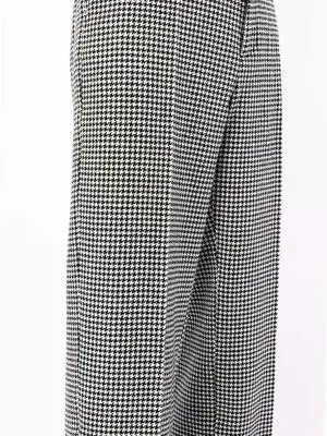 COOL T.M Houndstooth-pattern Straight Trousers