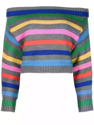 MONSE Monse Off-the-Shoulder Cropped Jumper