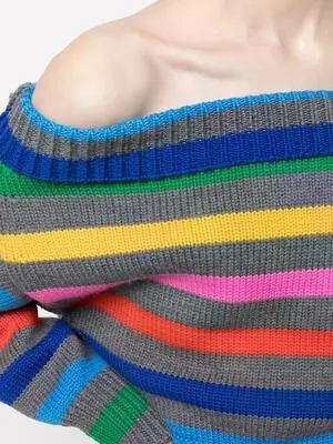 Monse Off-the-shoulder Cropped Jumper