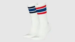 LEVI'S Regular Cut Socks 2 Pack - Red
