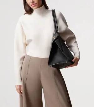 Cartier Leather Clash Tote Bag - Black