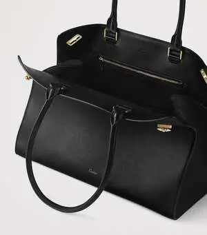 Cartier Leather Clash Tote Bag - Black