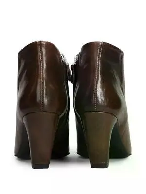 ALCHIMIA Pointed Toe High Heel Ankle Boots