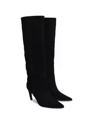 Lola Cruz Elizabeth 85 Knee-high Stiletto Boots - Black
