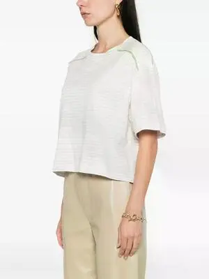 Brunello Cucinelli Striped Cotton T-shirt