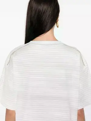 Brunello Cucinelli Striped Cotton T-shirt
