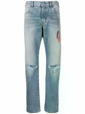 COUNTY OF MILAN Straight-leg Denim Jeans - Blue