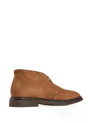 Brunello Cucinelli Suede Lace-up Boots