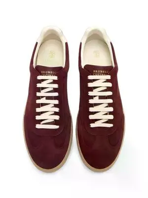 Brunello Cucinelli Sneakers In Burgundy