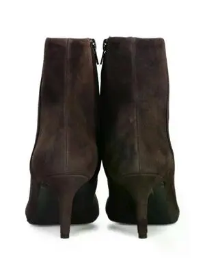 FABIO RUSCONI Calf Suede Pointed-toe Ankle Boots