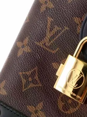 LOUIS VUITTON Bento Box Handbag Reverse Monogram Canvas Shoulder Bag - Black