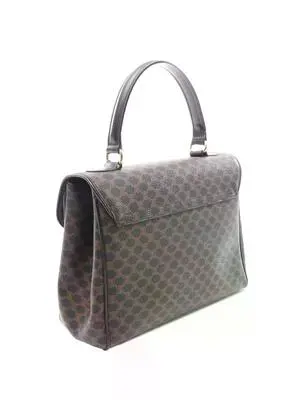 Celine 20th Century Macadam Coated Canvas Handbag