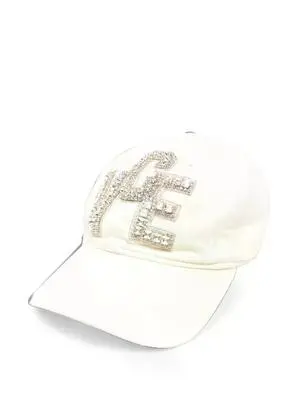 GOLDEN GOOSE Crystal Embellished Logo Patch Cap