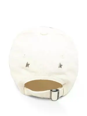 GOLDEN GOOSE Crystal Embellished Logo Patch Cap