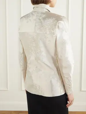 JIL SANDER Floral-jacquard Shirt