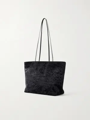 VALESQUE Spaghetti Crushed-velvet Shoulder Bag