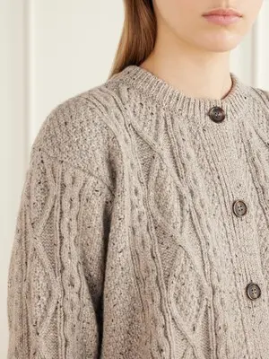 Magda Butrym Cable Knit Cardigan