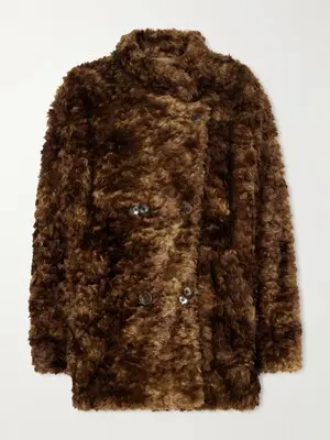 MARANT ETOILE Jya Double-breasted Plush Jacket