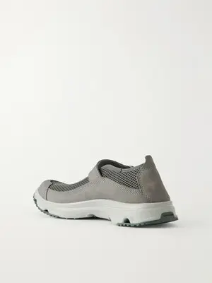 SALOMON Rx Marie-jeanne Mesh & Leather Sandals - Gray